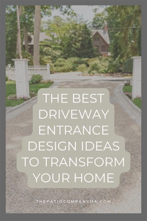 Simple Driveway Entrance Ideas The Patio Company Driveway Entrance