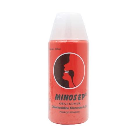 Minosep Gargle 0 2 Merah 150 Ml Farmaku