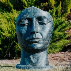 Grossiste Statue Jardin Moderne Statue Visage Femme Boule Deco Jardin