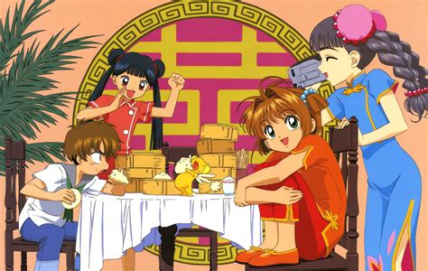 Card Captor Sakura Clamp Daidouji Tomoyo Kero Kinomoto Sakura Li