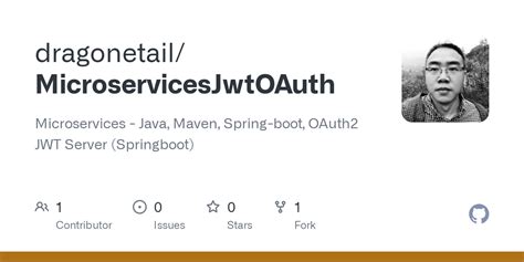 GitHub Dragonetail MicroservicesJwtOAuth Microservices Java Maven