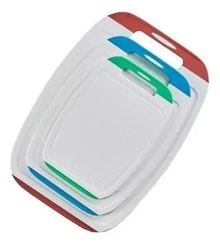 Juego De Tablas De Cortar Biju Neoflam De Polipropileno Blanco De 3