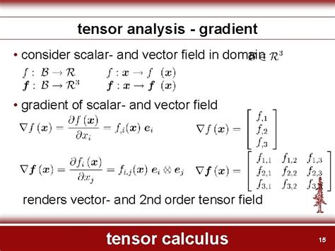 03 tensor calculus tensor analysis 03 tensor calculus