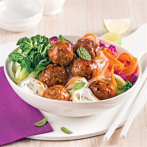 Boulettes De Veau Et L Gumes Sauce Teriyaki Recettes Cuisine Et