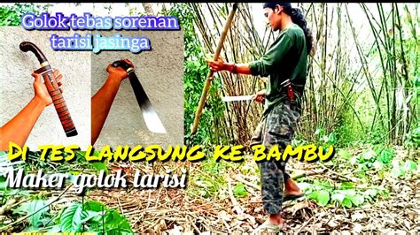 Review Golok Tebas Sorenan Pepet Putih Tarisi Jasingagolok Kerja