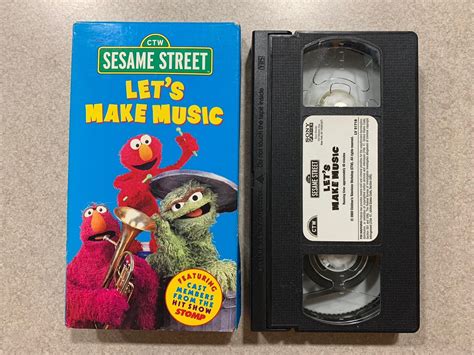 Sesame Street Lets Make Music Vhs Ebay