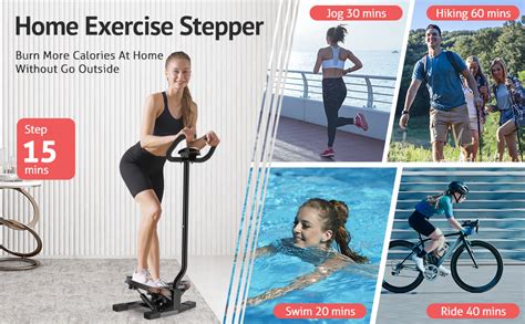 Sportsroyals Stair Stepper For Exercises Twist Stepper With Resistance