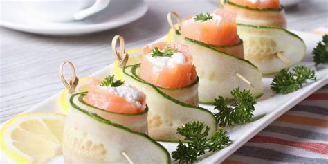 Recette Rouleaux De Concombre Au Saumon Fum Facile Mes Recettes Faciles