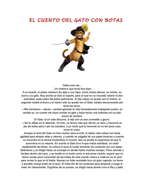 El Cuento Del Gato Con Botas Cuento Del Gato Gato Con Botas Libros