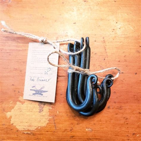 Hand Forged Hooks Etsy