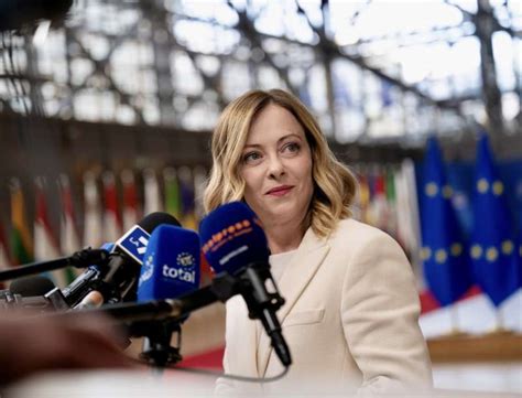 Giorgia Meloni Al Consiglio Europeo 1 Dago Fotogallery