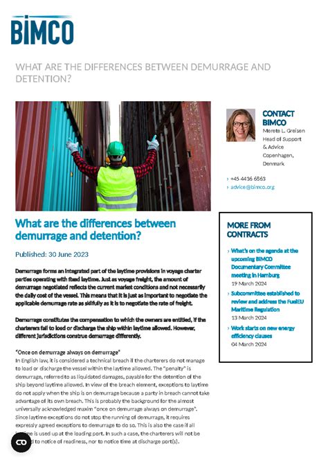 What Are The Differences Between Demurrage And Detention What Are The