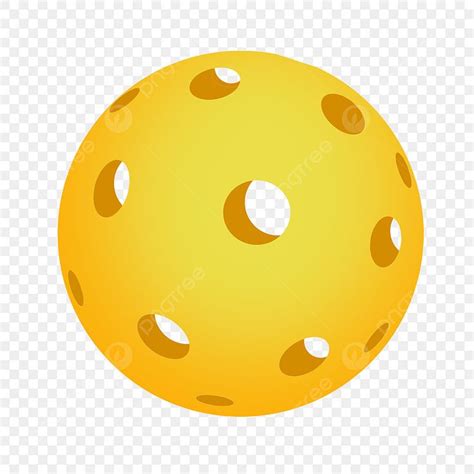 Pickleball Clipart Transparent Background Pickleball Graphic Ball