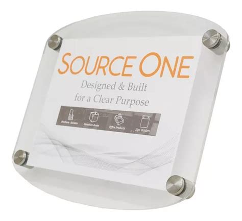 Soportes Para Letreros De Acrílico Transparente Source MercadoLibre
