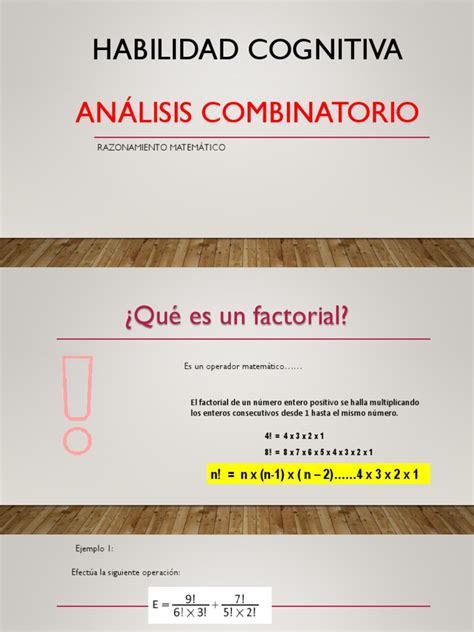 analisis combinatorio teoria pdf permutación combinatoria