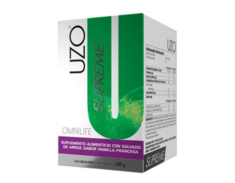 UZO SUPREME Productos Omnilife Colombia