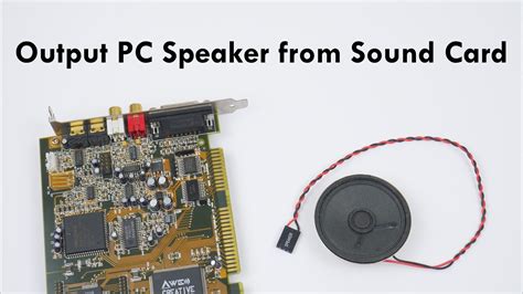 Connect Pc Speaker From Motherboard To Sound Card For Better Sound In