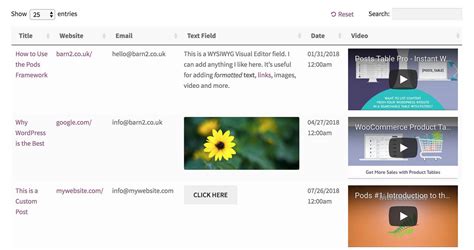 Creating Custom Post Types Fields Taxonomies With Pods