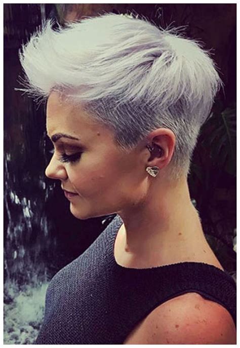 Shaved Sides Haircut Female Ideas In 2021 Shaved Side Hairstyles Short Hair Styles Short