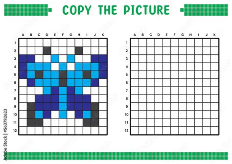Copy The Picture Complete The Grid Image Educational Worksheets