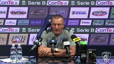 Le Parole Di Mister Andreazzoli Alla Vigilia Di Empoli Novara YouTube