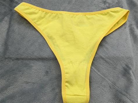 Sunshine Yellow Thong Panties Xxs 4x Etsy