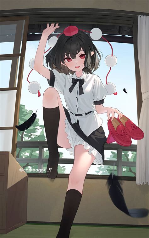 Shameimaru Aya Touhou Drawn By Kanpa Campagne 9 Danbooru