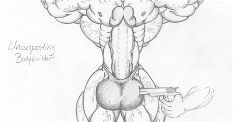 Jayse S Brutal Ball Busting Drawings Unsuspecting Bodybuilder