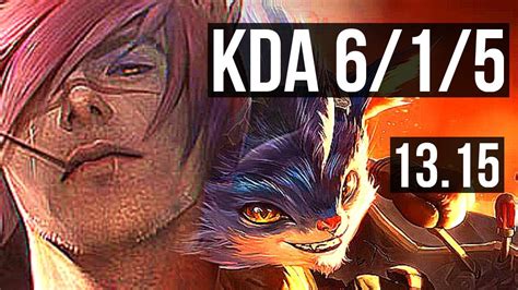 SETT Vs RUMBLE TOP 6 1 5 400 Games Dominating Rank 11 Sett KR