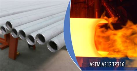ASTM A312 TP316 Seamless Stainless Steel Pipe ASME SA312 316 ERW Pipe