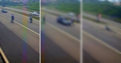 Vídeo flagra momento em que motorista desobedece ordem de parada e