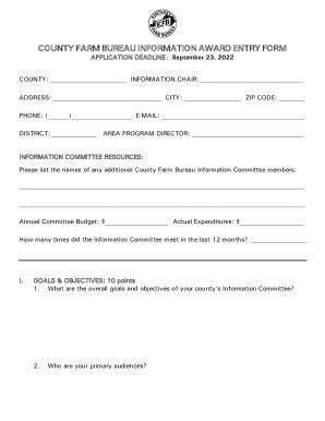 Fillable Online Marion County Farm Bureau Scholarship Form Fax Email