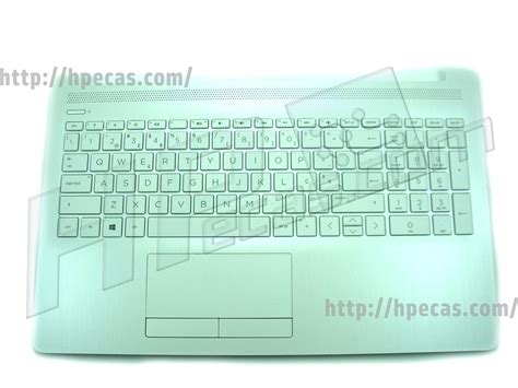 HP Top Cover Full Featured Models Snow White C TouchPad E Teclado S