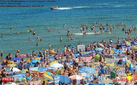 Plaża we Władysławowie w szczycie sezonu letniego Fotorelacje