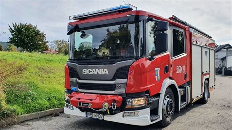 Alarmowo Dojazd JRG Racibórz 561 S 21 Scania P360 GBA 3 27 4 8 WISS