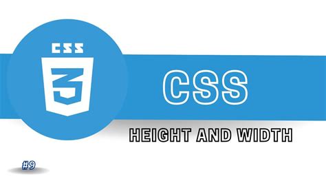 Css Height And Width Max Height Min Height Max Width And Min Width 9 Youtube