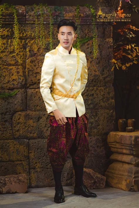 Cambodian Traditional Dresses Men Dress Costumes Man Amazing
