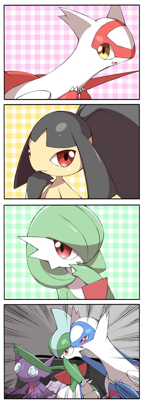 Gardevoir Ditto Latias Mawile Gallade And 2 More Pokemon Drawn