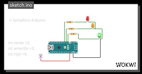semáforo con arduino nano wokwi esp32 stm32 arduino simulator