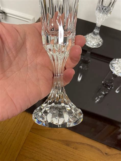 Proantic Baccarat Modèle Assas 6 Flûtes à Champagne En Cristal H