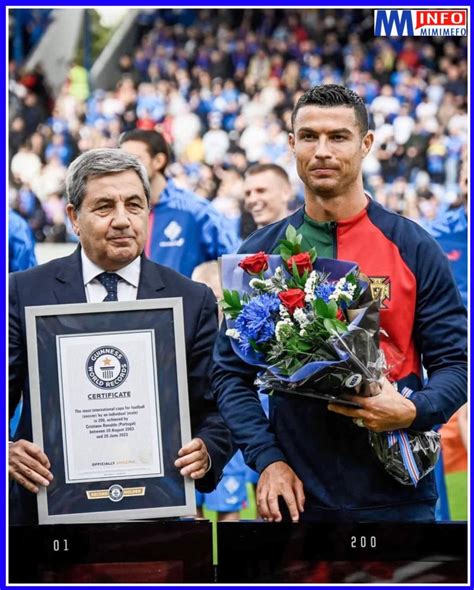 Cristiano Ronaldo Sets New Guinness World Record Le Nouveau Cameroun