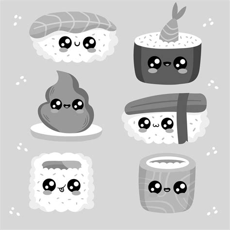 63 Dibujos Kawaii para Descargar y Colorear La Mejor Selección