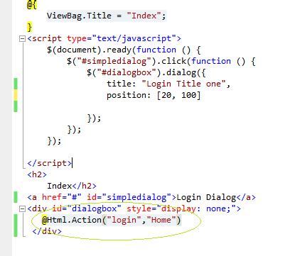 Load ASP NET MVC3 Razor View Into A Jquery Modal Dialog
