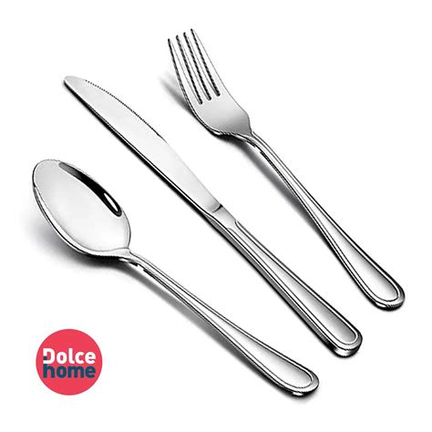 Kit Conjunto Talheres Garfo Faca E Colher Inox Dolce Home No Shoptime