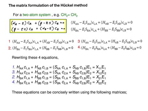 Symmetry adapted MO Ex C6H6 within Hückel approximation ppt download