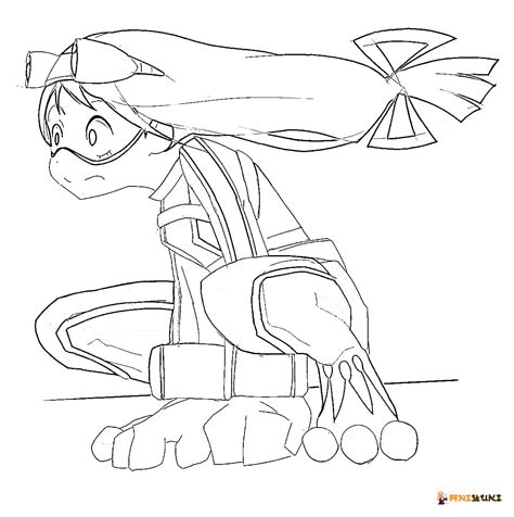 Tsuyu Asui Coloring