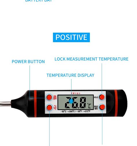 Mesure thermique Thermomètre numérique de cuisine BBQ TP300