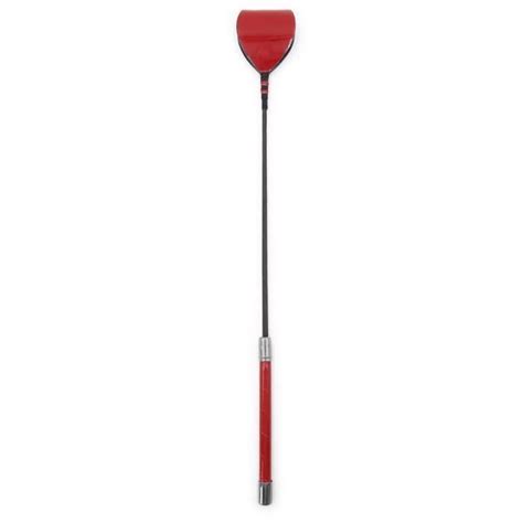 Fouet en cuir PU 53CM bâton de fessée pour Couple fétiche Bondage