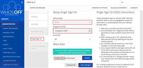 azure active directory sso 与 whosoff 的集成 microsoft entra microsoft learn