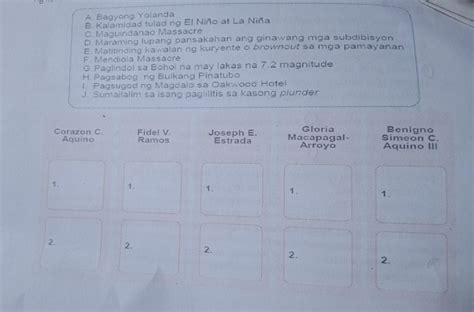 Plss Po Pa Answer Nito Kong Tama Ang Sagot Nyo Eh Brainlest Ko Kato